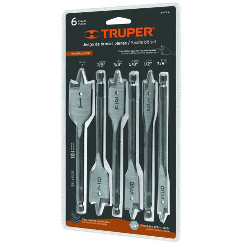 Juego Brocas Paleta 6 Un. (11395) Truper — El Arenal